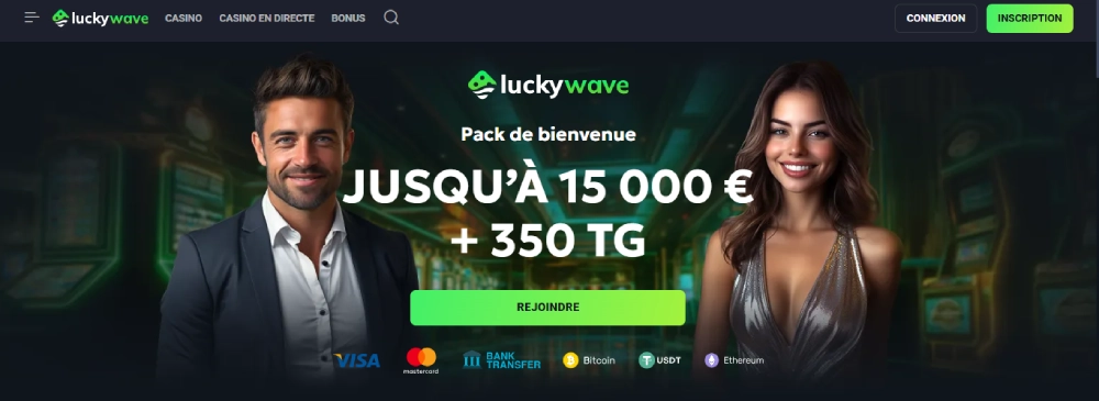 Codes Promo LuckyWave : Bonus disponibles en janvier 2026